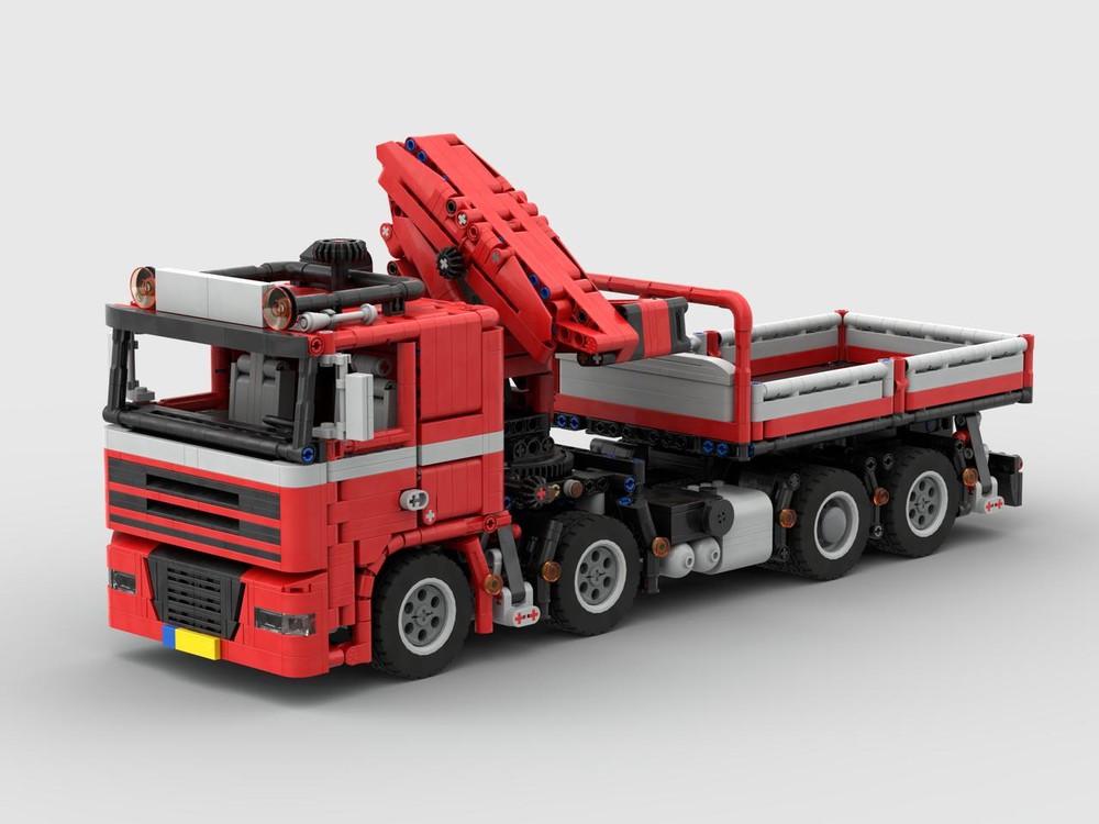 LEGO MOC DAF XF Foldable Crane by grs_bricks | Rebrickable - Build with ...