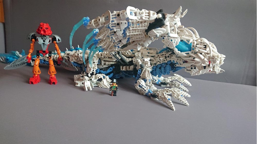 Lego Moc Ice Dragon By Tymon101 Rebrickable Build With Lego