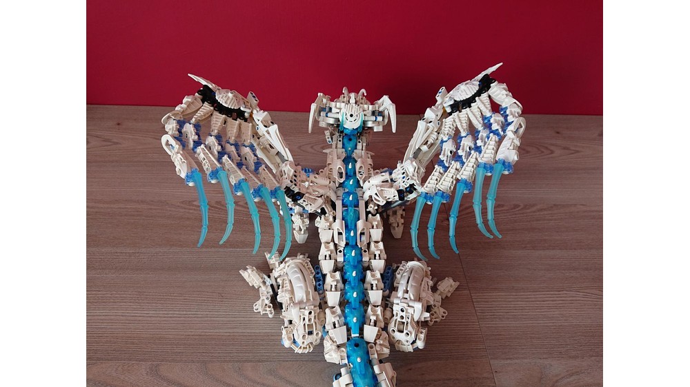 Lego Moc Ice Dragon By Tymon101 Rebrickable Build With Lego