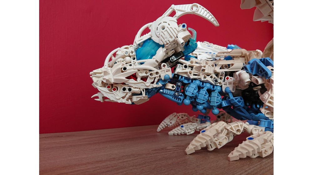 Lego Moc Ice Dragon By Tymon101 Rebrickable Build With Lego