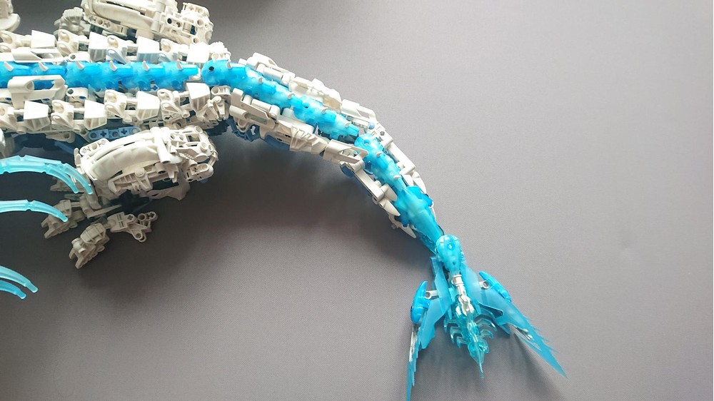 Lego Moc Ice Dragon By Tymon101 Rebrickable Build With Lego