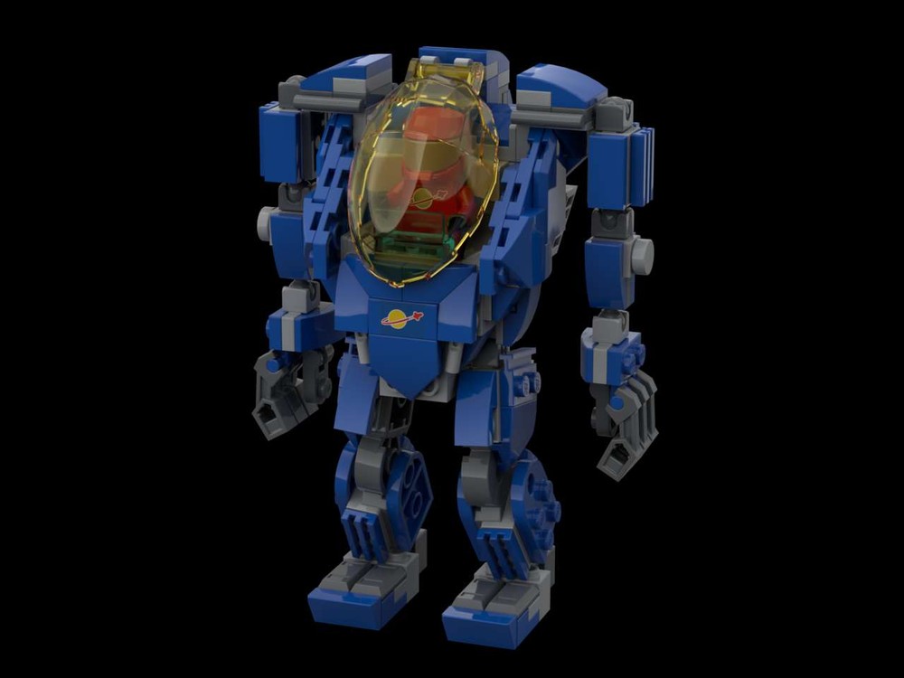 LEGO MOC Classic Space heavy-duty Mech by williweb | Rebrickable ...