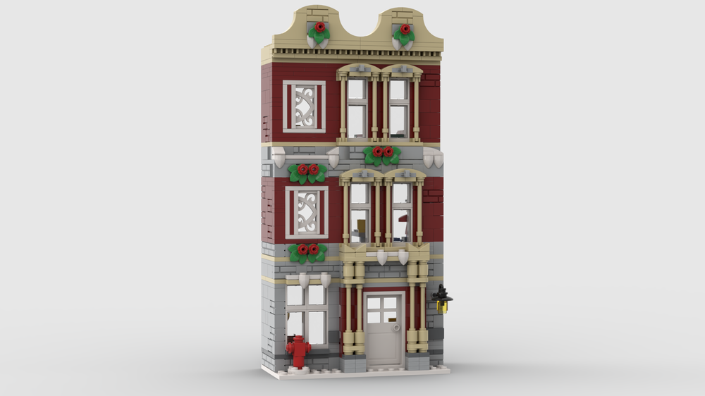 LEGO MOC 10263 Firestation Modular by bergebricks | Rebrickable - Build ...