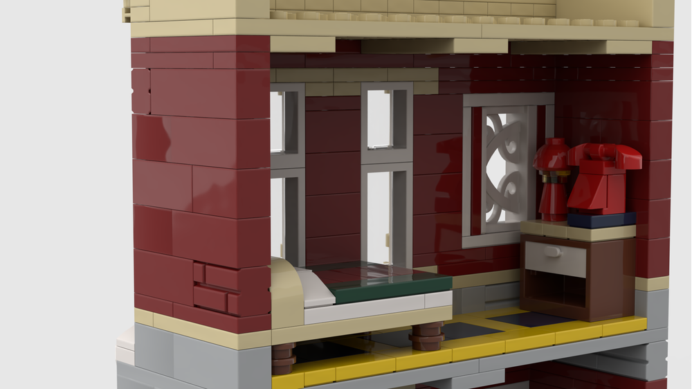 LEGO MOC 10263 Firestation Modular by bergebricks | Rebrickable - Build ...