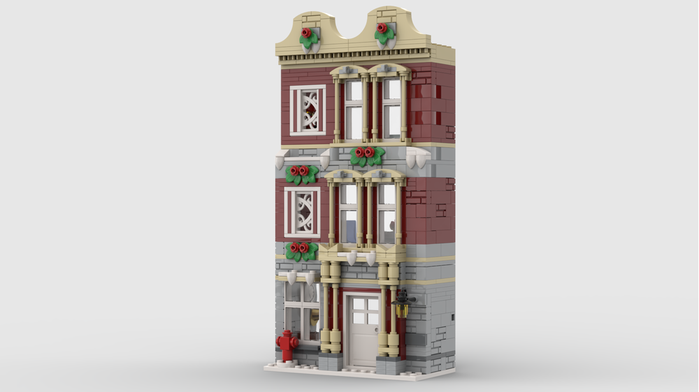 LEGO MOC 10263 Firestation Modular by bergebricks | Rebrickable - Build ...