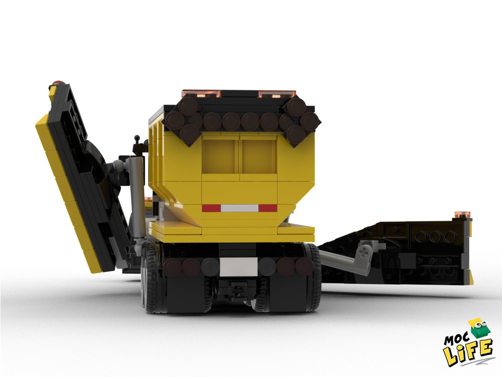 LEGO MOC Ford L9000 Areomax spreader plow by MocLife | Rebrickable ...