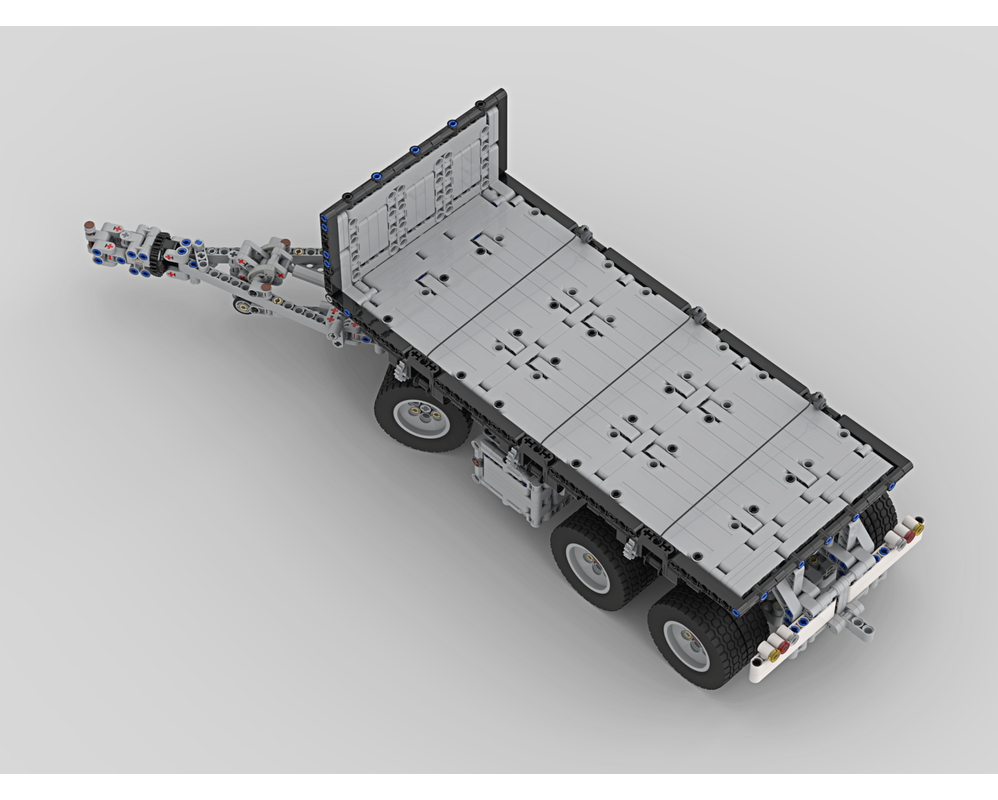 LEGO MOC Turntable Drawbar Trailer (Flatbed) by @McCatty_TECH ...