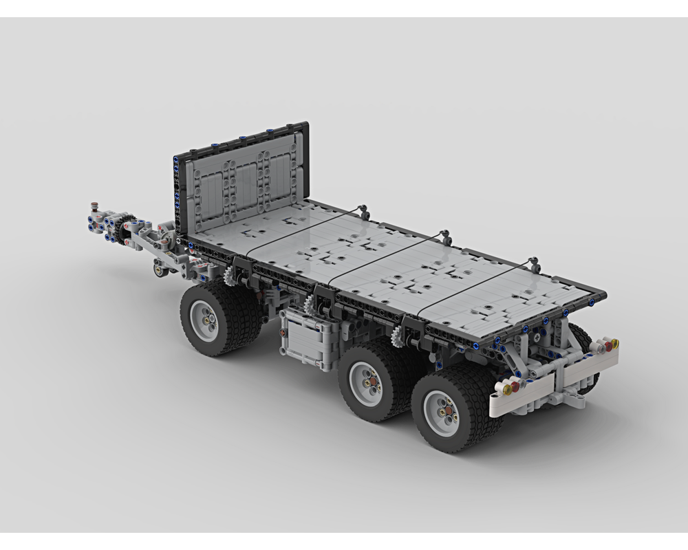 LEGO MOC Turntable Drawbar Trailer (Flatbed) by @McCatty_TECH ...