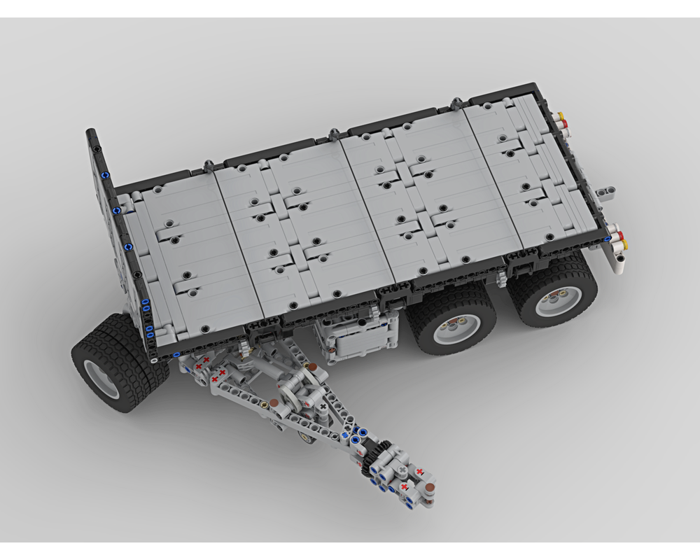 LEGO MOC Turntable Drawbar Trailer (Flatbed) by @McCatty_TECH ...