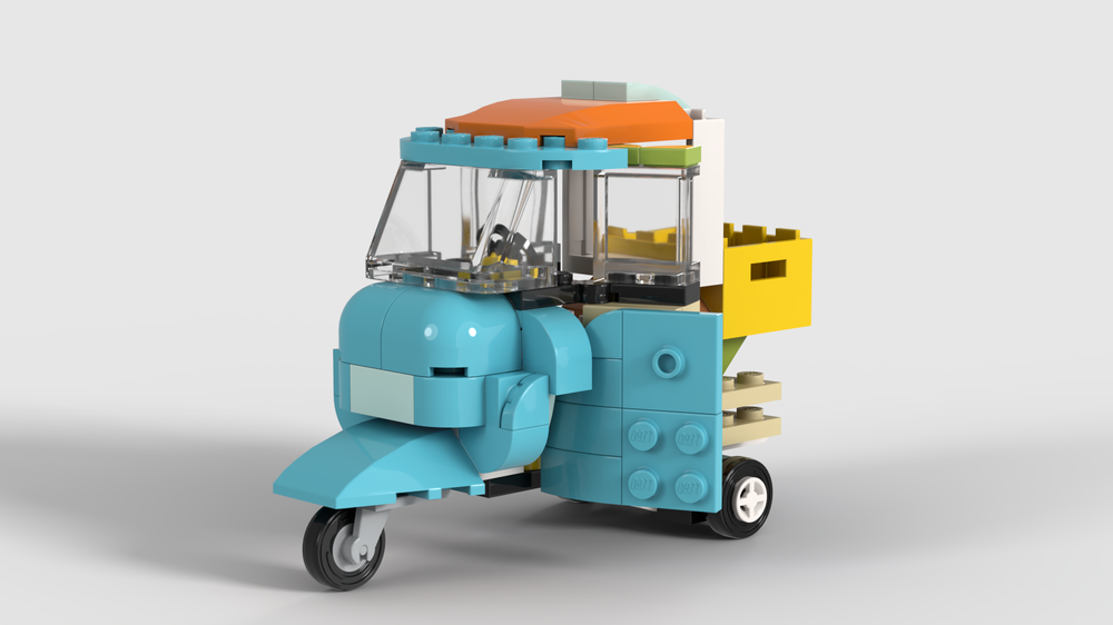 LEGO MOC three-wheeled light vehicle by BloodyPun | Rebrickable - Build ...