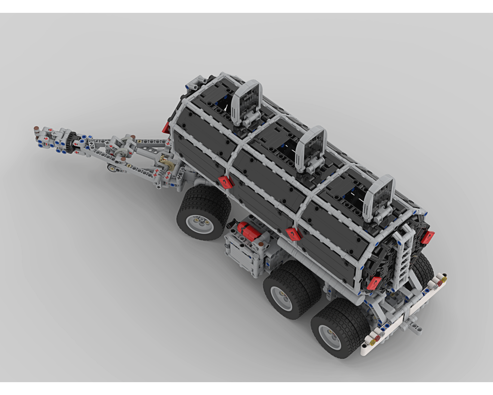 LEGO MOC Turntable Drawbar Trailer (Tanker) by @McCatty_TECH ...