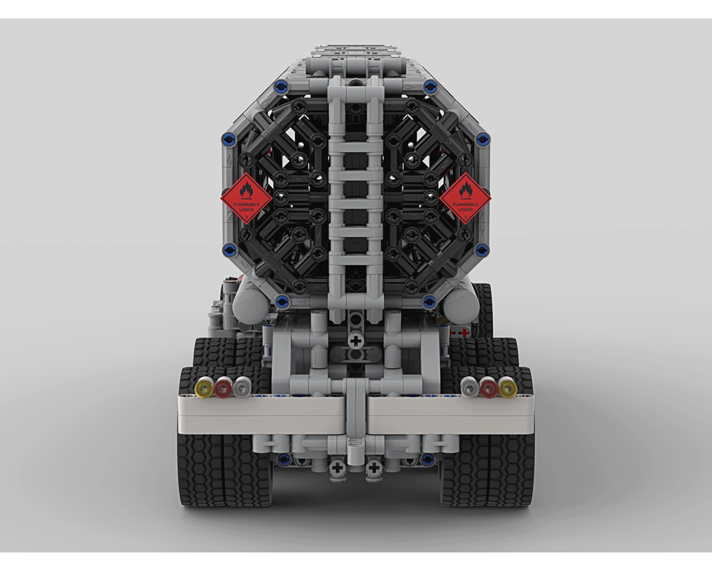LEGO MOC Turntable Drawbar Trailer (Tanker) by @McCatty_TECH ...