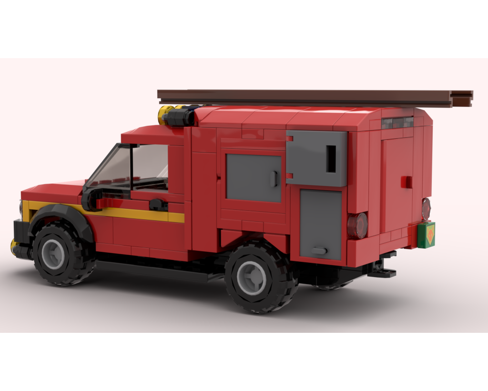 LEGO MOC Ford Ranger Brush Truck by Artifice | Rebrickable - Build with ...