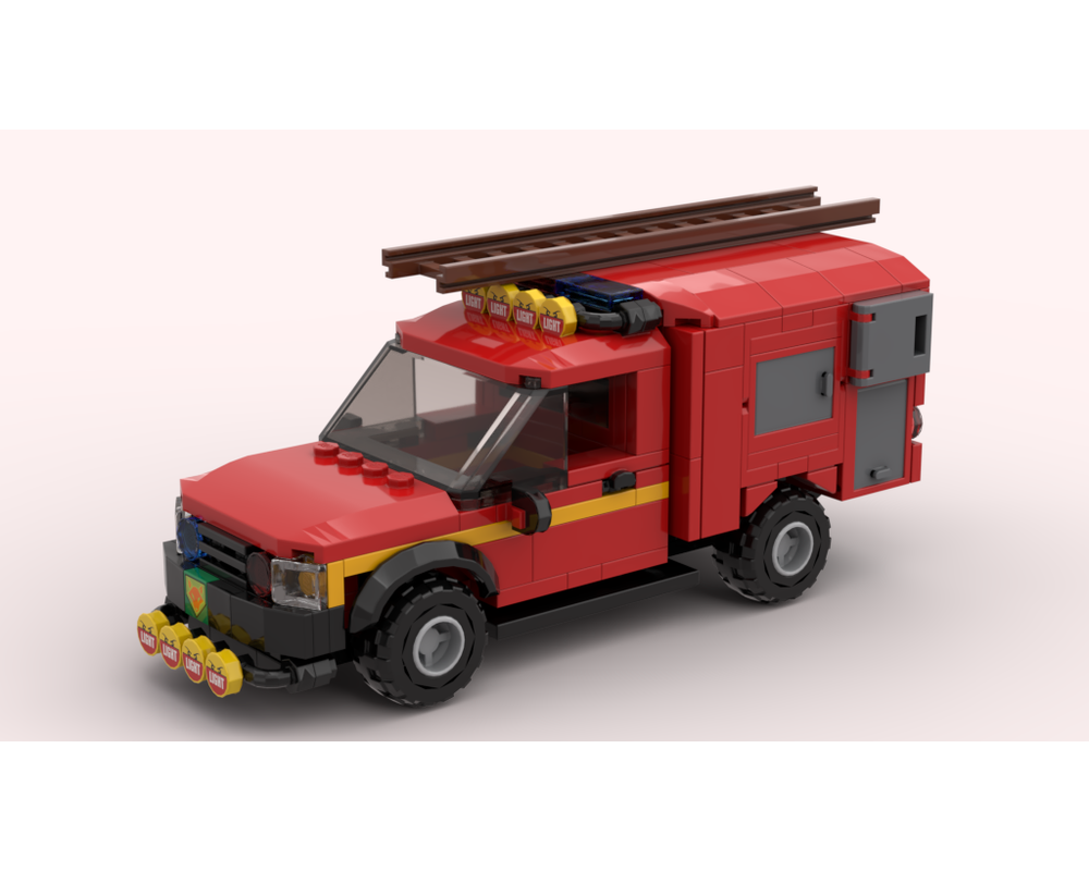 LEGO MOC Ford Ranger Brush Truck by Artifice | Rebrickable - Build with ...