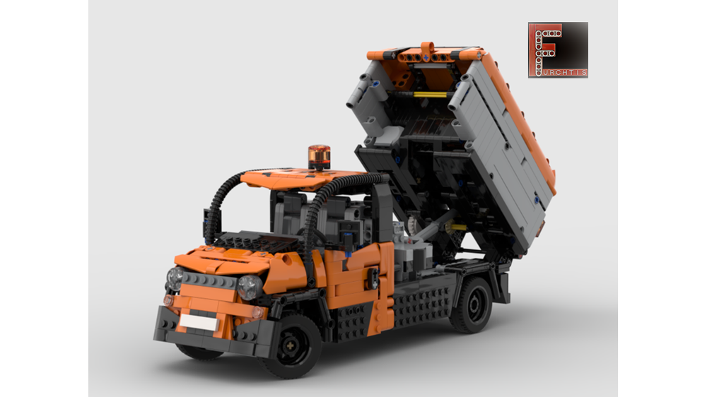 Lego Moc Goupil G6 Garbage Truck Full Rc By Furchtis Rebrickable