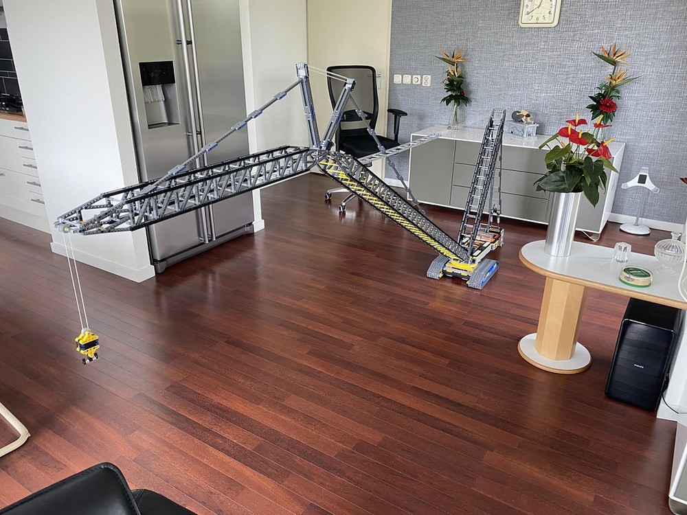 LEGO MOC Crawler Crane LR 11000 (SBrick) - designed by peteria by ...