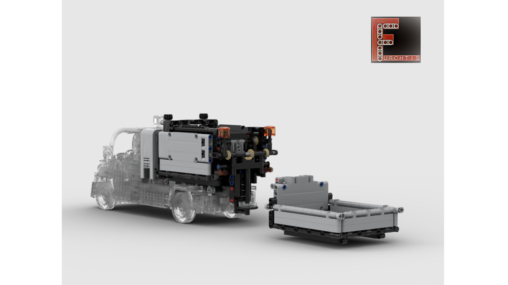LEGO MOC Hook Lift for Goupil G6 by Furchtis | Rebrickable - Build with ...