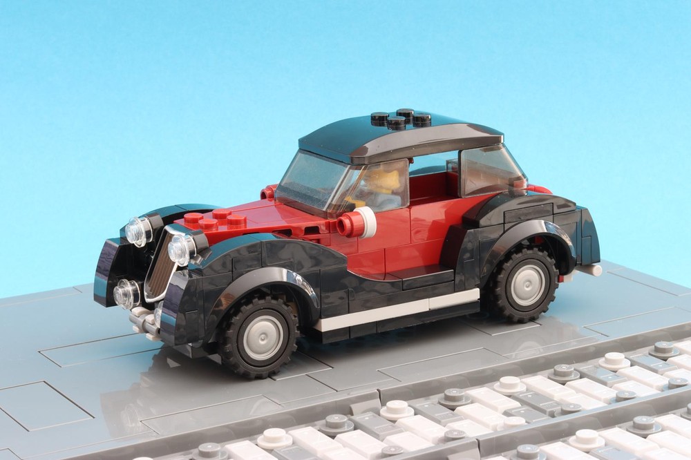 LEGO MOC Vintage Car by williweb | Rebrickable - Build with LEGO
