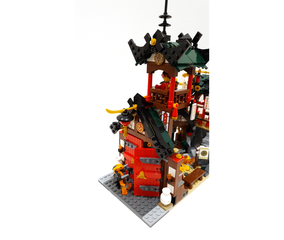LEGO MOC Dojo Temple Courtyard by icedragonj | Rebrickable - Build with ...