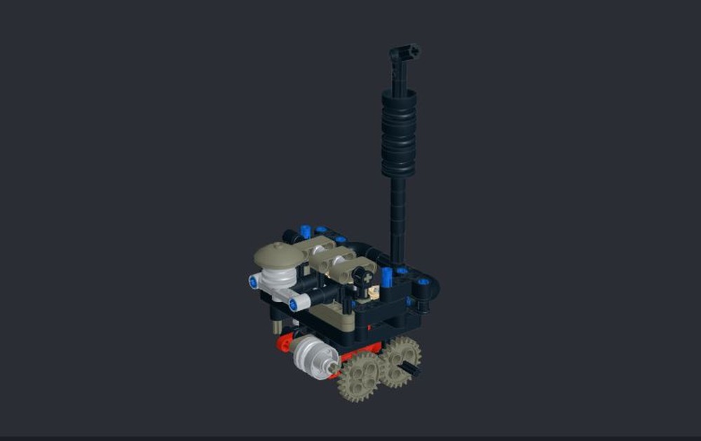 LEGO MOC Large Inline 3 Cylinder Engine by TechnicModlr | Rebrickable ...
