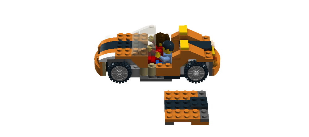 LEGO MOC 31017 minifig car w roof by Abokado | Rebrickable - Build with ...