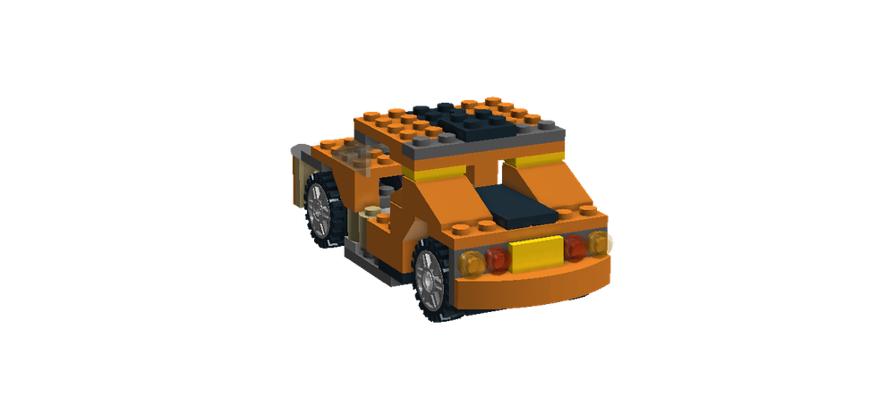 LEGO MOC 31017 minifig car w roof by Abokado | Rebrickable - Build with ...