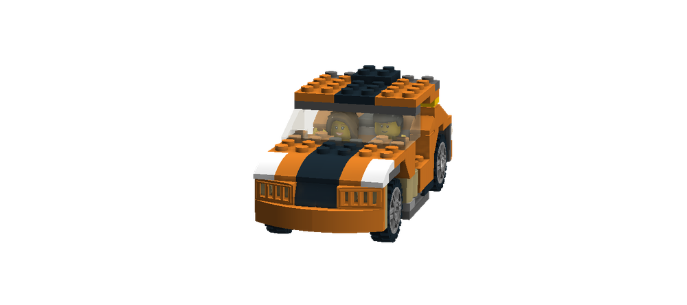 LEGO MOC 31017 minifig car w roof by Abokado | Rebrickable - Build with ...