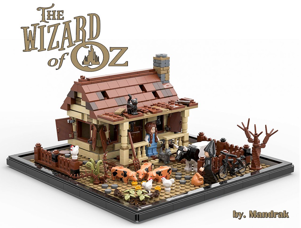 LEGO MOC The Wizard Of Oz - MOC 03 - Dorothy's house by mandrak ...