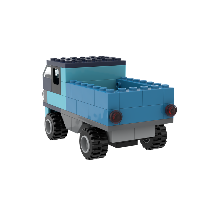 LEGO MOC-132937 10696: Truck (Blue) by BrickAlchemist | Rebrickable ...