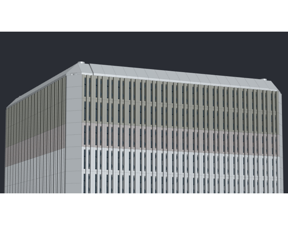 Lego Moc World Trade Center Twin Towers 1372 Unfinished By Fubbik