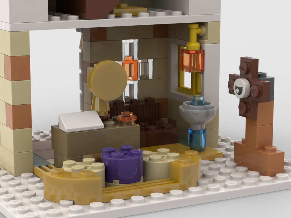 Lego Moc Chapel Small Church 11717 Alternate Build By Mf1