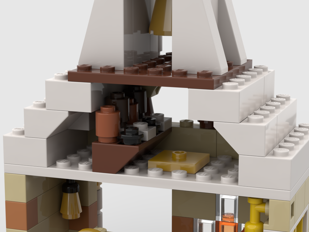 Lego Moc Chapel Small Church 11717 Alternate Build By Mf1