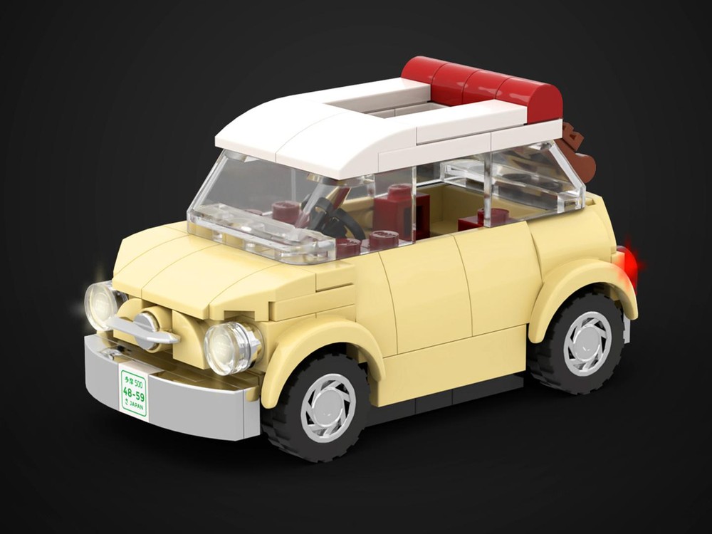 LEGO MOC FIAT 500 | Cabrio (10271) by PriBri | Rebrickable - Build with ...