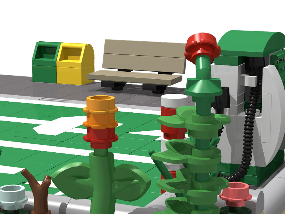 LEGO MOC Electric Vehicle Charging Station by Marty_MOCs | Rebrickable ...