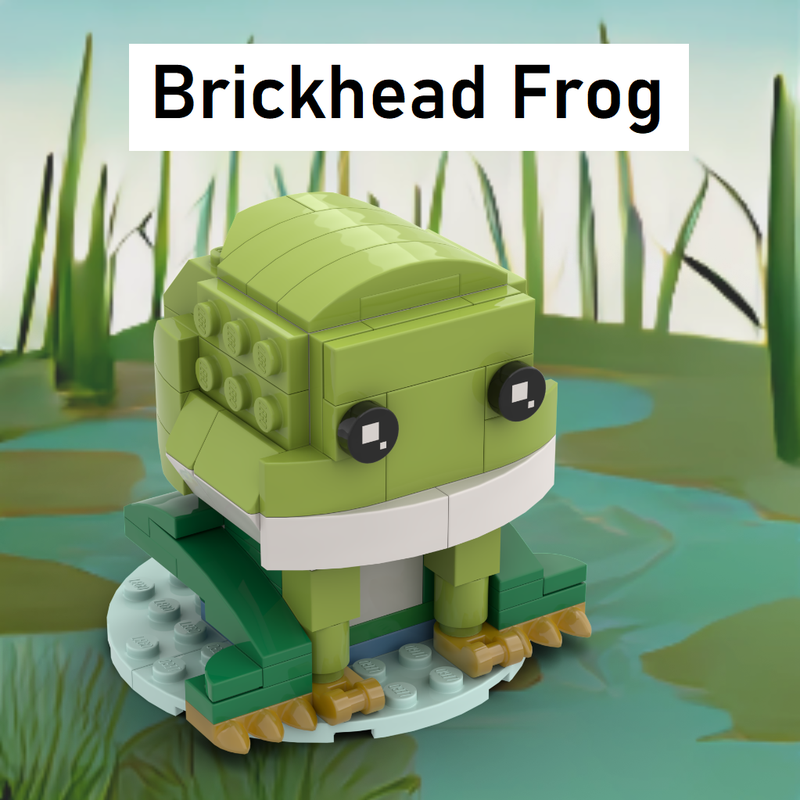 LEGO MOC Brickhead Frog by er1nr4nt | Rebrickable - Build with LEGO