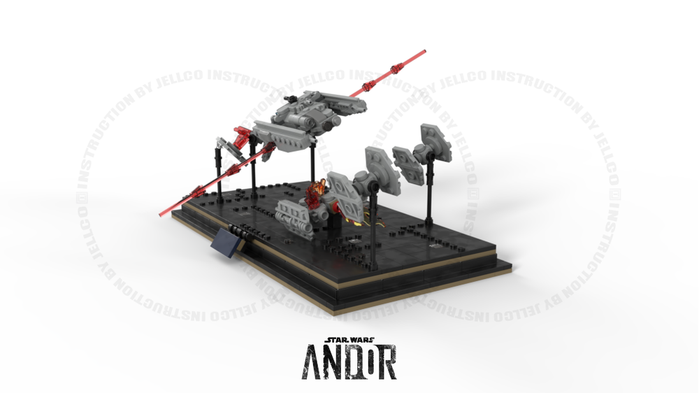 Lego Moc Micro Diorama Andor Series Episode 11 By Jellco
