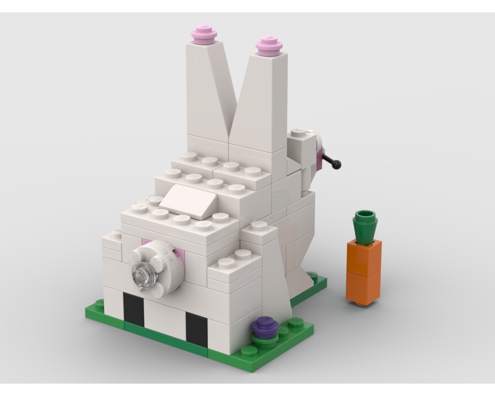 Lego Moc Rabbit Bunny 11717 Alternate Build By Mf1 Rebrickable