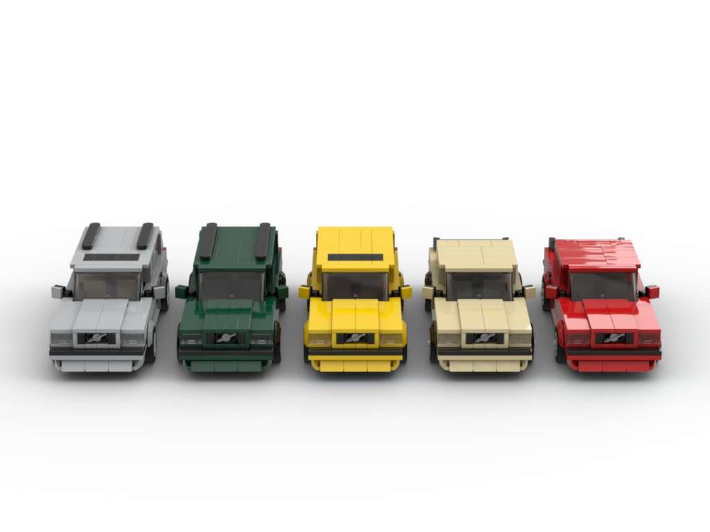 LEGO MOC Brick 850 - Set of Five Colors by IBrickedItUp | Rebrickable ...