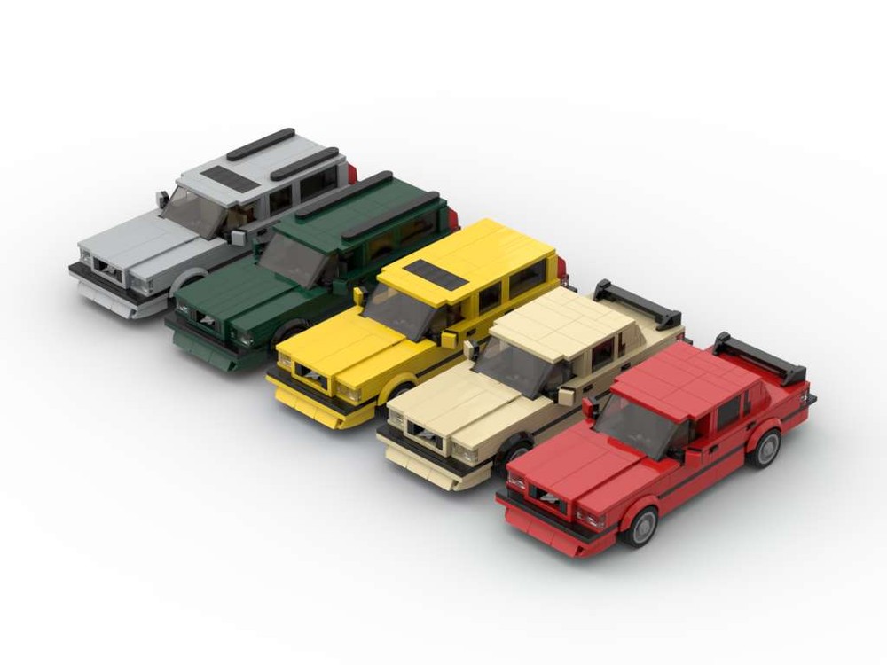 LEGO MOC Brick 850 - Set of Five Colors by IBrickedItUp | Rebrickable ...