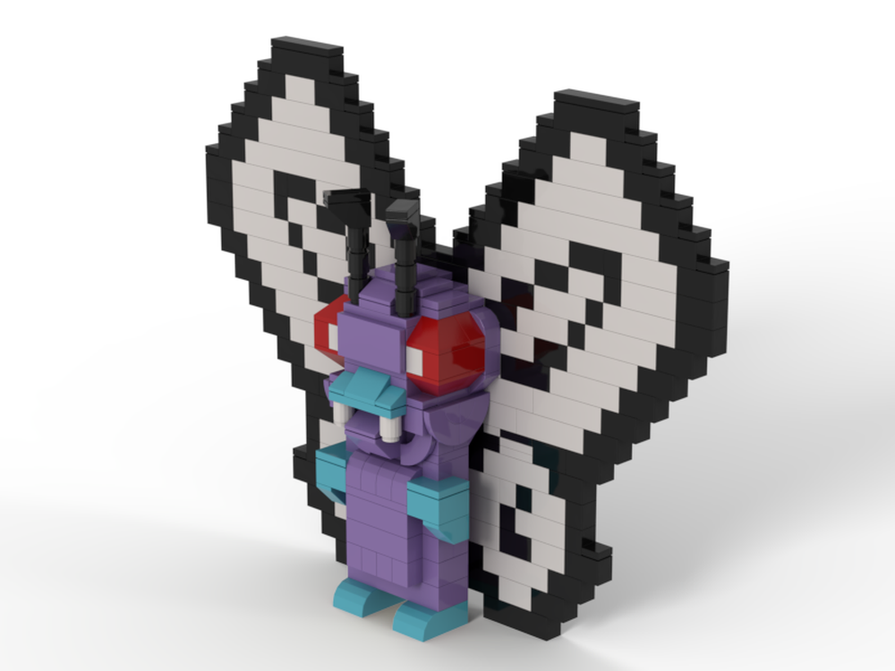 LEGO MOC Pokemon Butterfree by Jedi Plb | Rebrickable - Build with LEGO