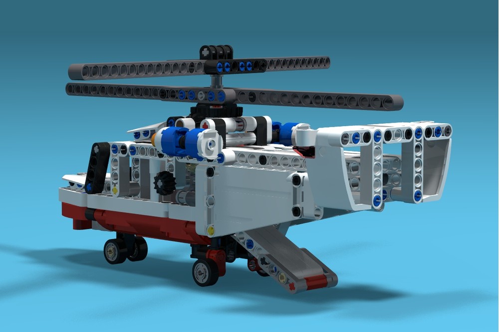 LEGO MOC 42064 Helicopter by Nequmodiva | Rebrickable - Build with LEGO