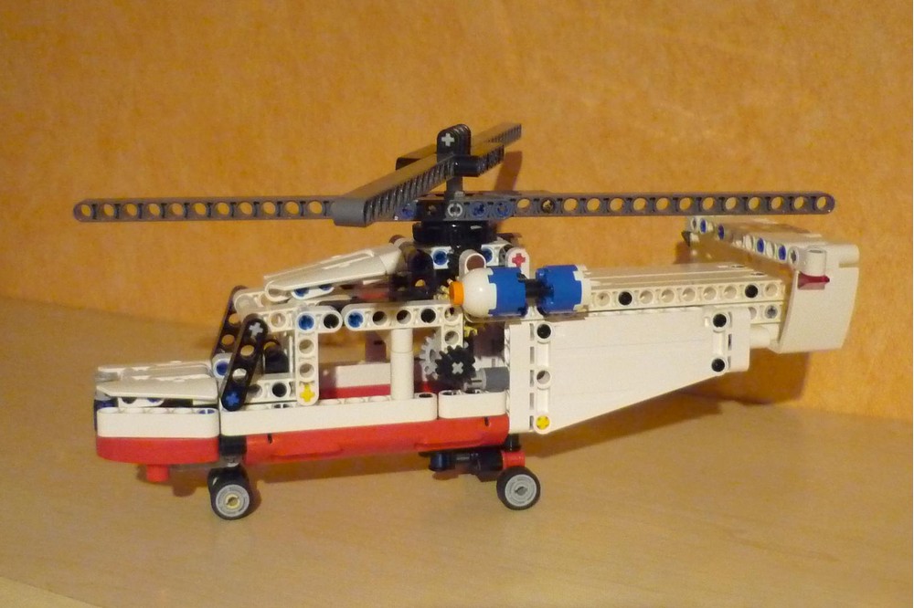 LEGO MOC 42064 Helicopter by Nequmodiva | Rebrickable - Build with LEGO