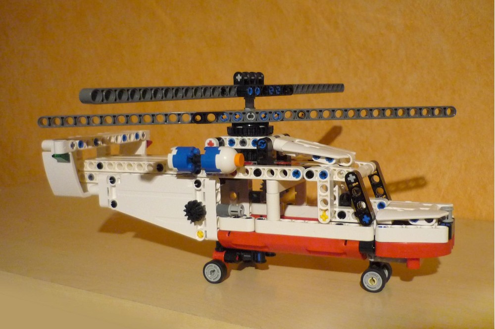 LEGO MOC 42064 Helicopter by Nequmodiva | Rebrickable - Build with LEGO
