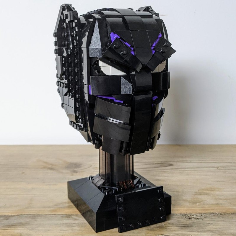 LEGO MOC Lego Black Panther Helmet Moc by glenn_tanner55 | Rebrickable ...