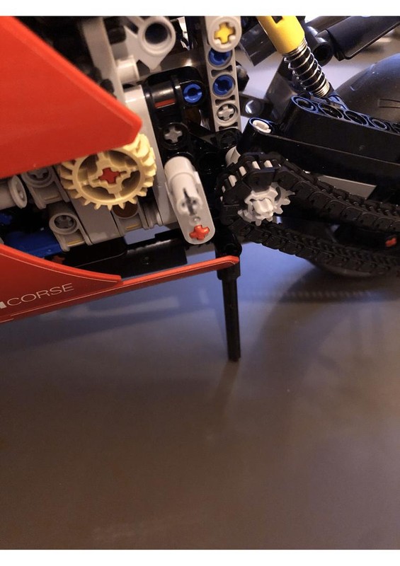 LEGO MOC Ducati kickstand and exhaust reinforcement 42107 by AS-Bricks ...