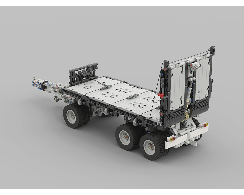 Lego Moc Turntable Drawbar Trailer Loader By Mccattytech
