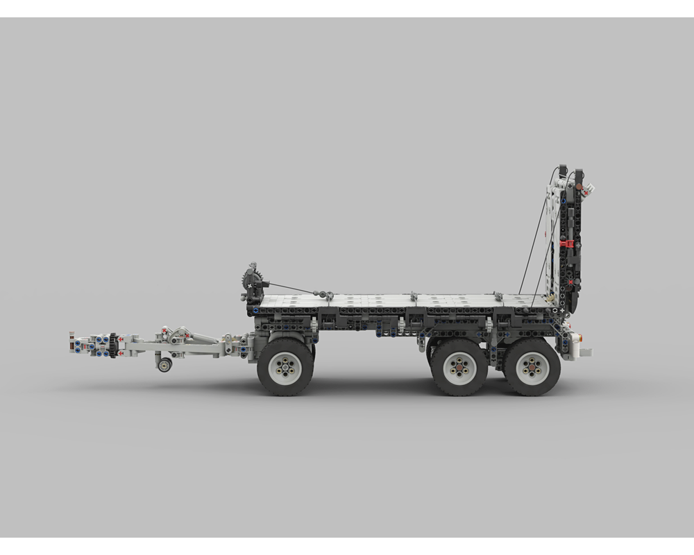 Lego Moc Turntable Drawbar Trailer Loader By Mccattytech