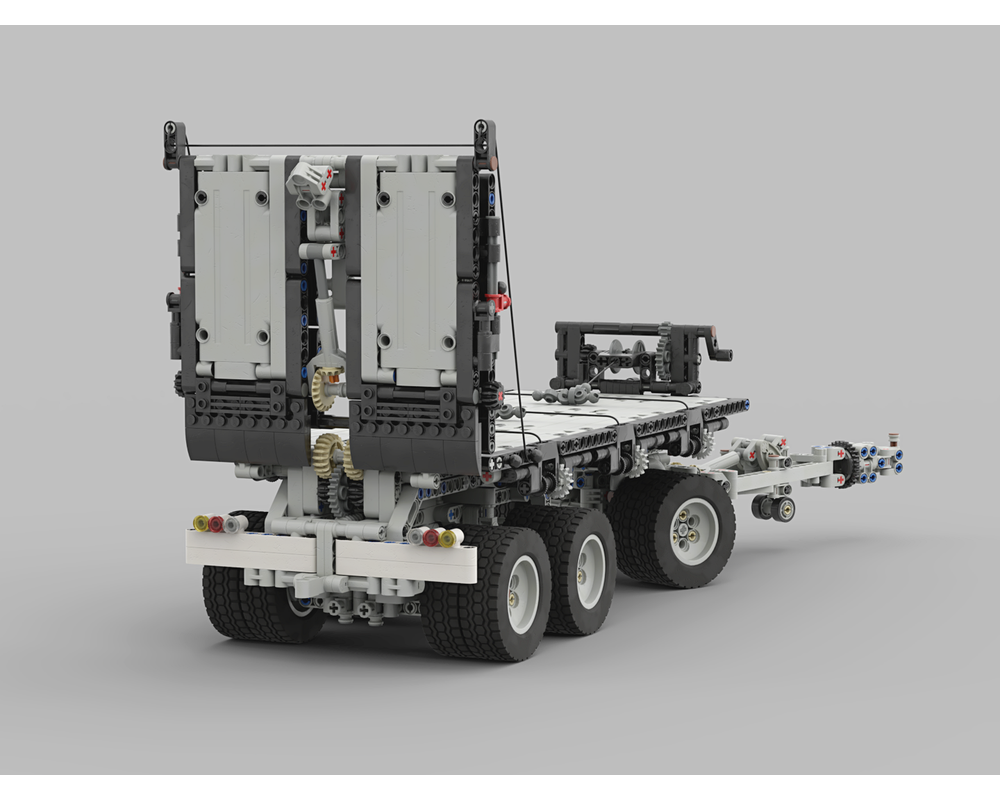 Lego Moc Turntable Drawbar Trailer Loader By Mccattytech