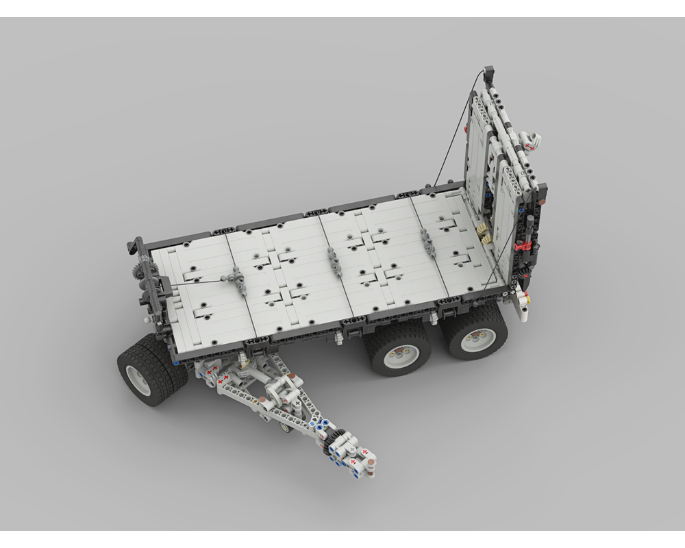 Lego Moc Turntable Drawbar Trailer Loader By Mccattytech
