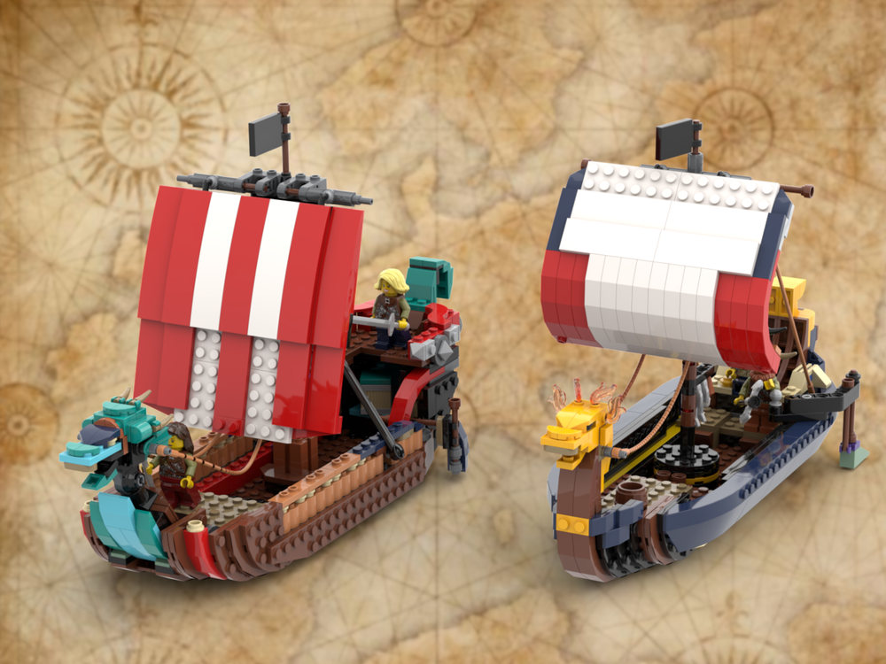 Lego Moc Viking Scout Fleet 31132 Alternate Build By Macharius